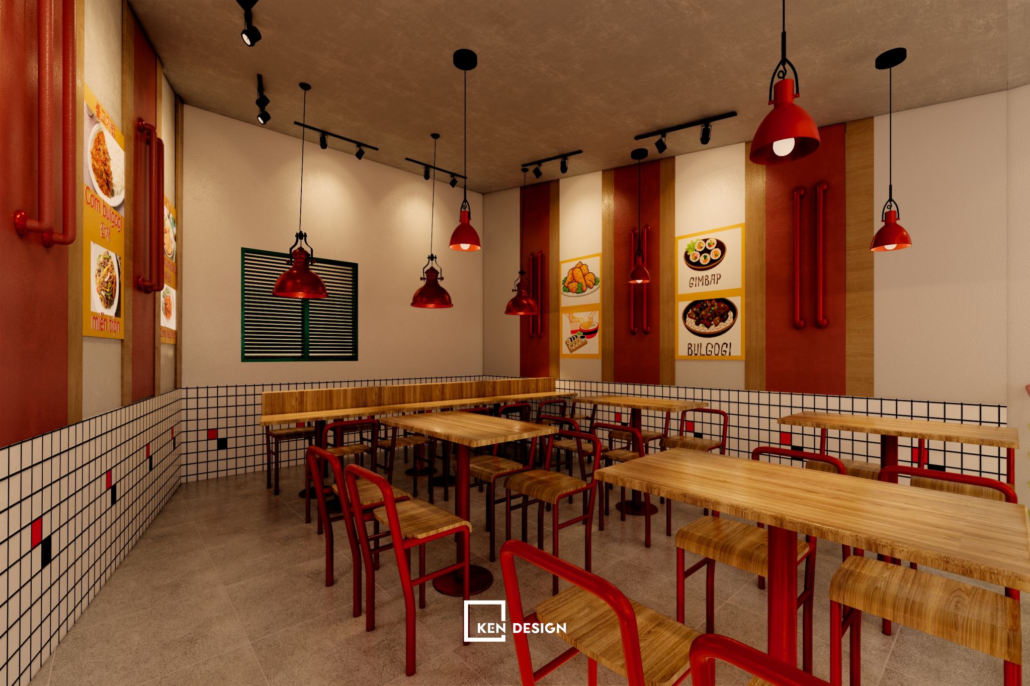 Thiết kế nhà hàng Hàn Quốc trendy và bí quyết ở đây là gì? | Kendesign